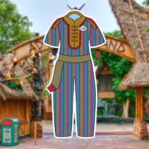 Adventureland Cast Member Costume Sticker | Wdw CM Costumes ...