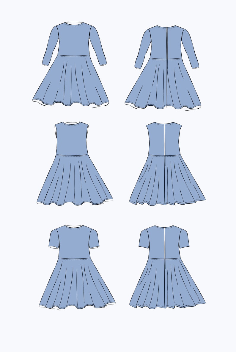 PATTERN Tea Party Dress - Baby Dress- PDF Sewing Pattern - Instant ...