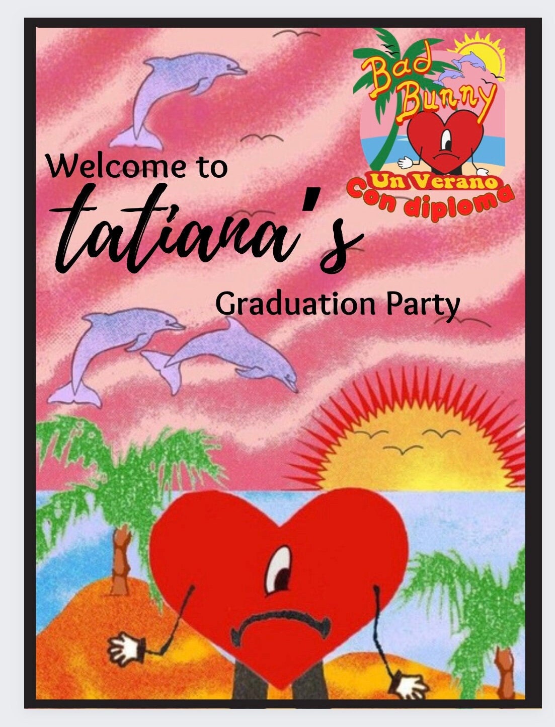 Fully Editable Bad Bunny Bundle Including Welcome Sign, Seating ...