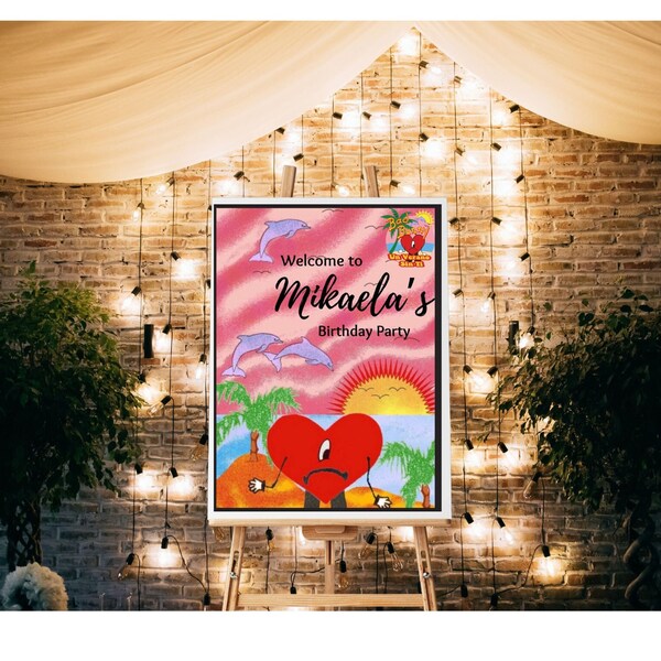 Bad Bunny Party Decorations - Etsy