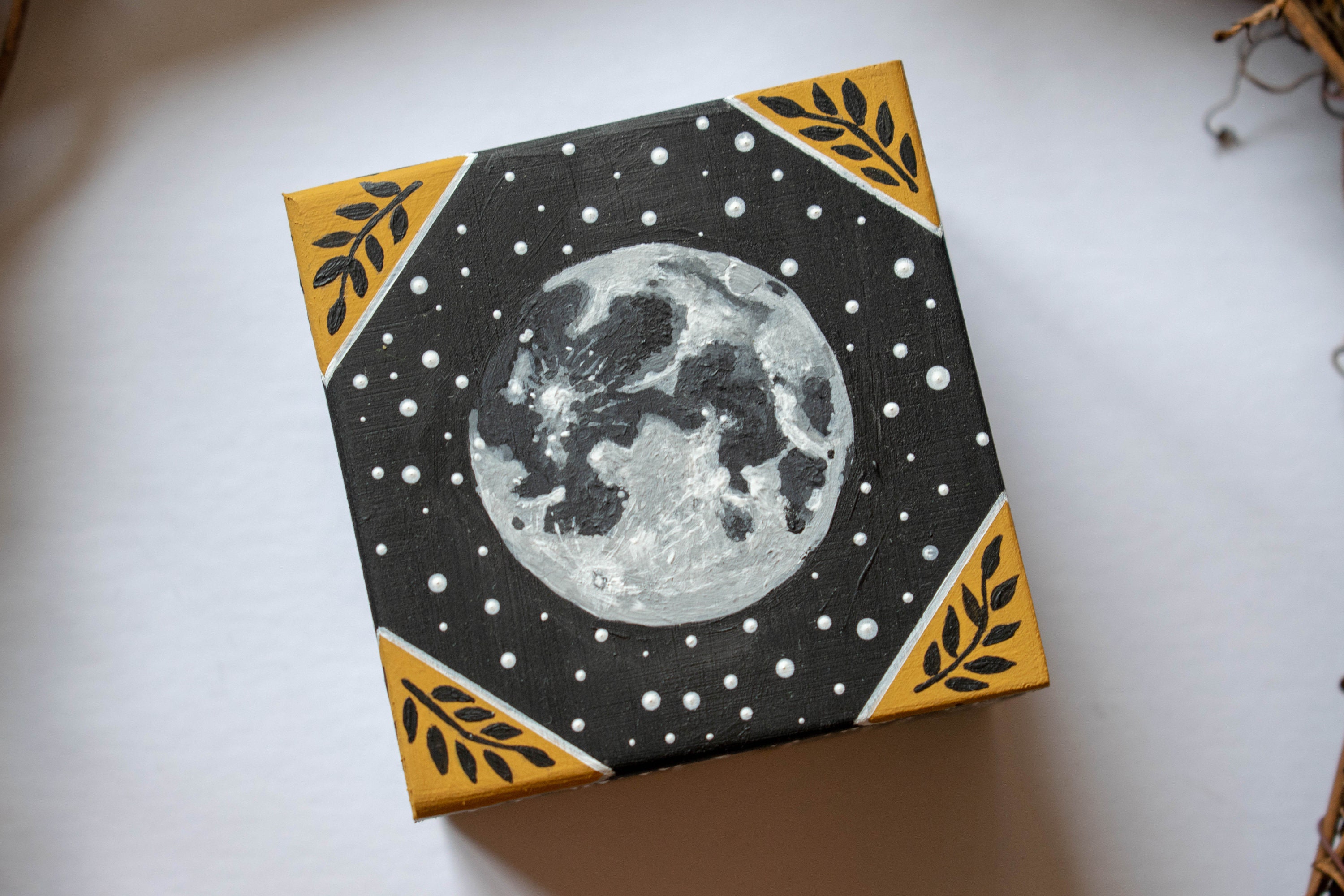 Hand Painted Wooden Wish Boxes/wicca Boxes | Etsy