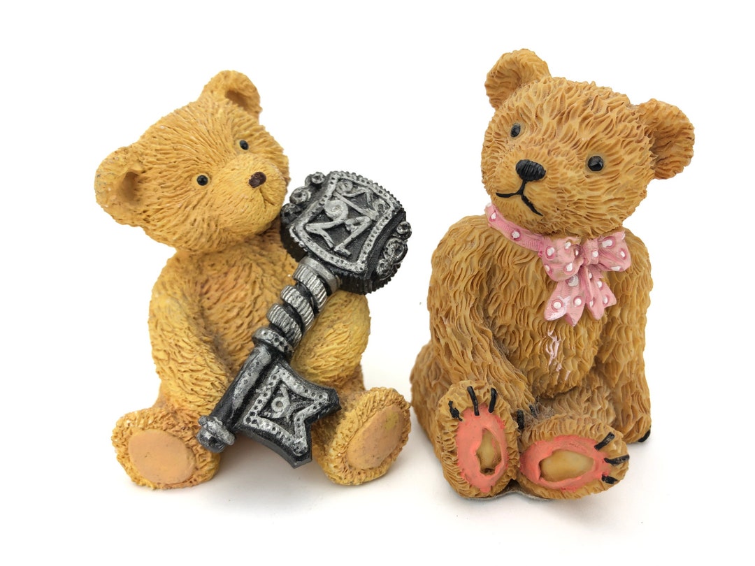 Teddy Bear With Key, Occasional Bears Vintage Set of Two Teddy Bears ...