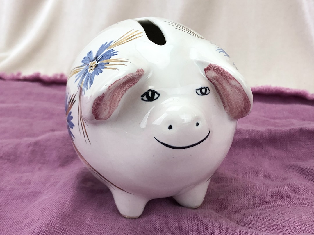 Money-saving Pig-shaped Money Box for Children, Hand-painted With ...