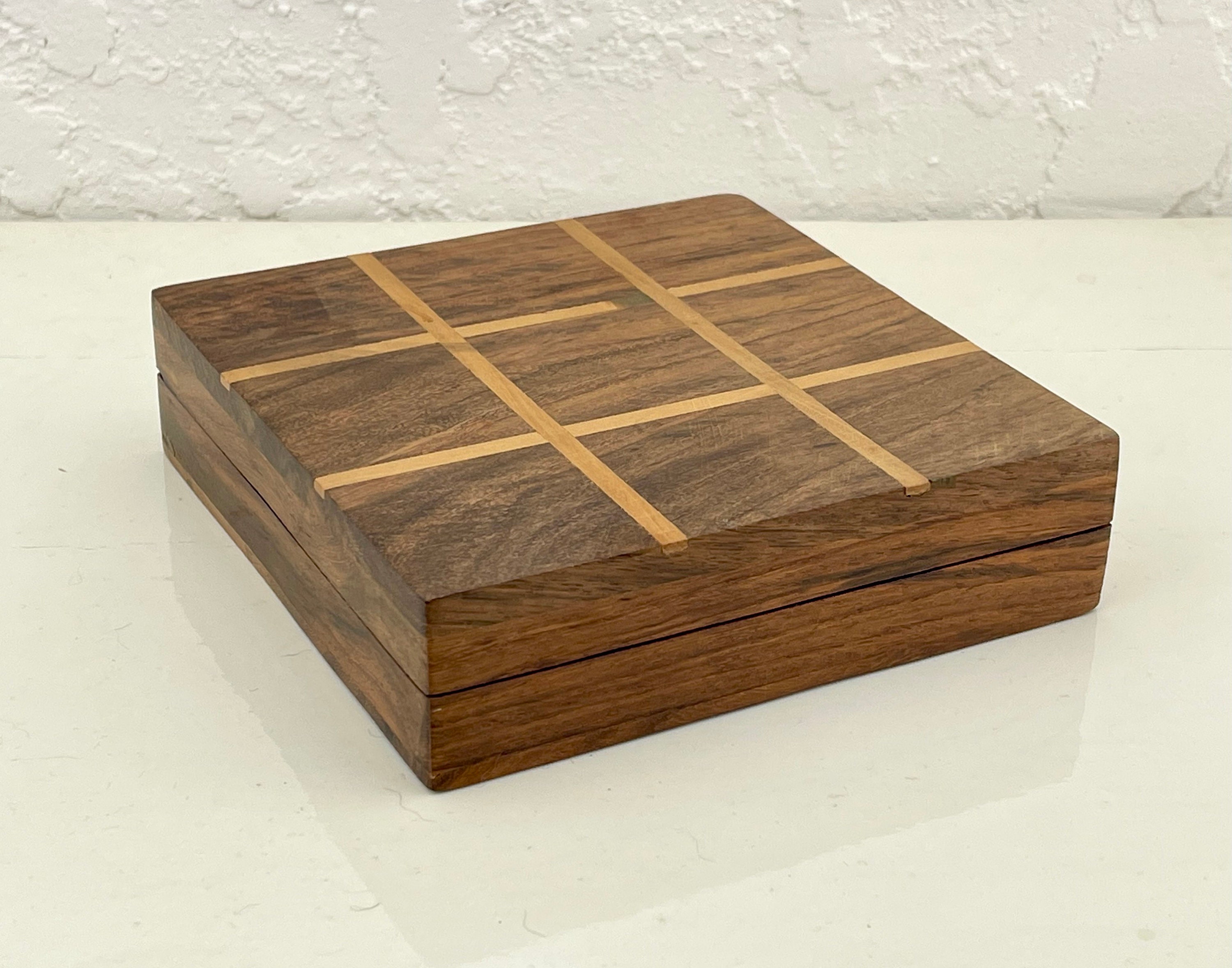 Hand Carved Detailed Wood Box Vintage Decorative Box | Etsy