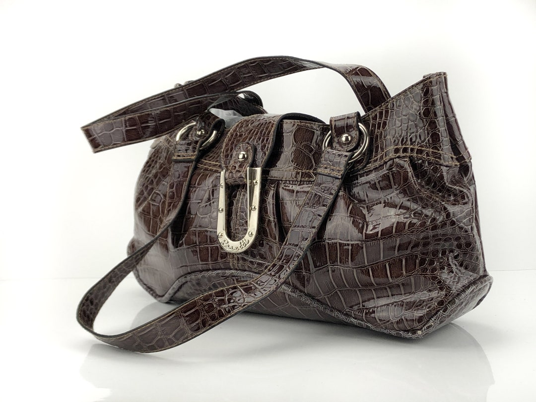 Retro Fake Leather Bag by Rosseti - Etsy