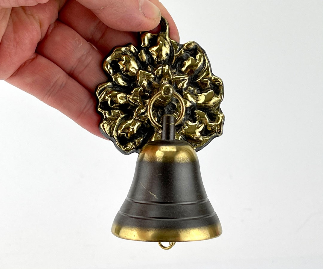 Vintage Hangable Brass Bell, Store Bell, Vintage Doorbell, Hanging Door ...