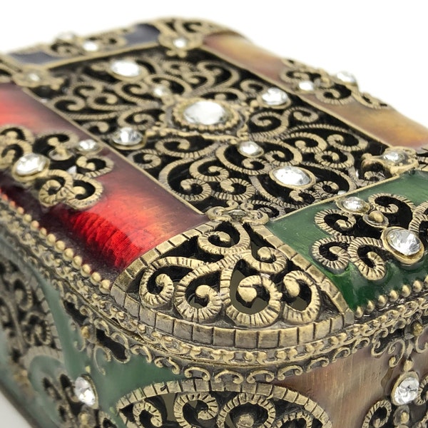 Brass Trinket Box - Etsy