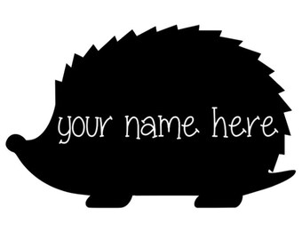 Hedgehog Love Sticker H167 6 Vinyl Cage Decal - Etsy