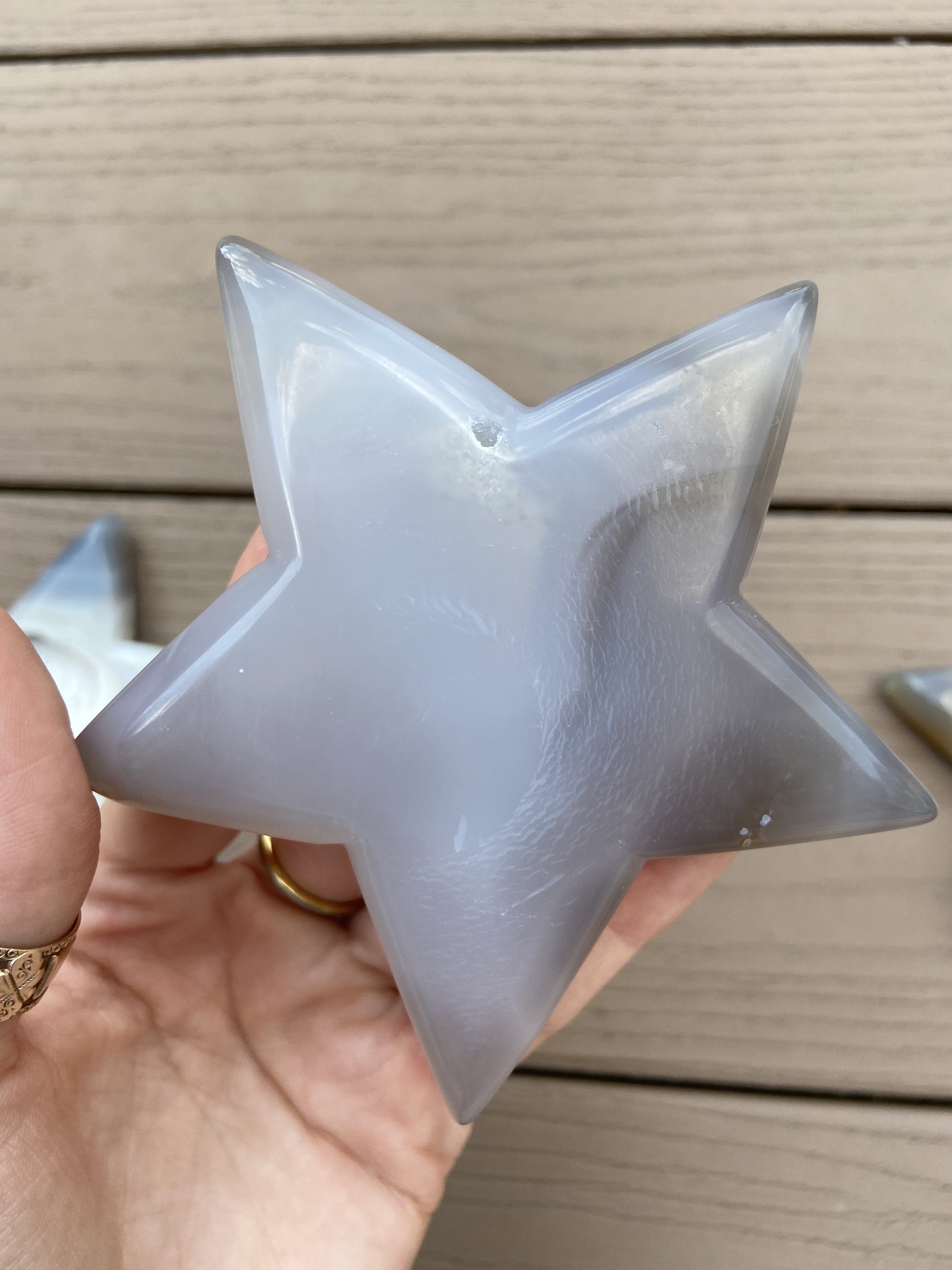 Large Polished Banded Agate Star - Etsy