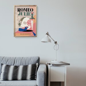 Romeo and Juliet Poster William Shakespeare Digital Poster - Etsy