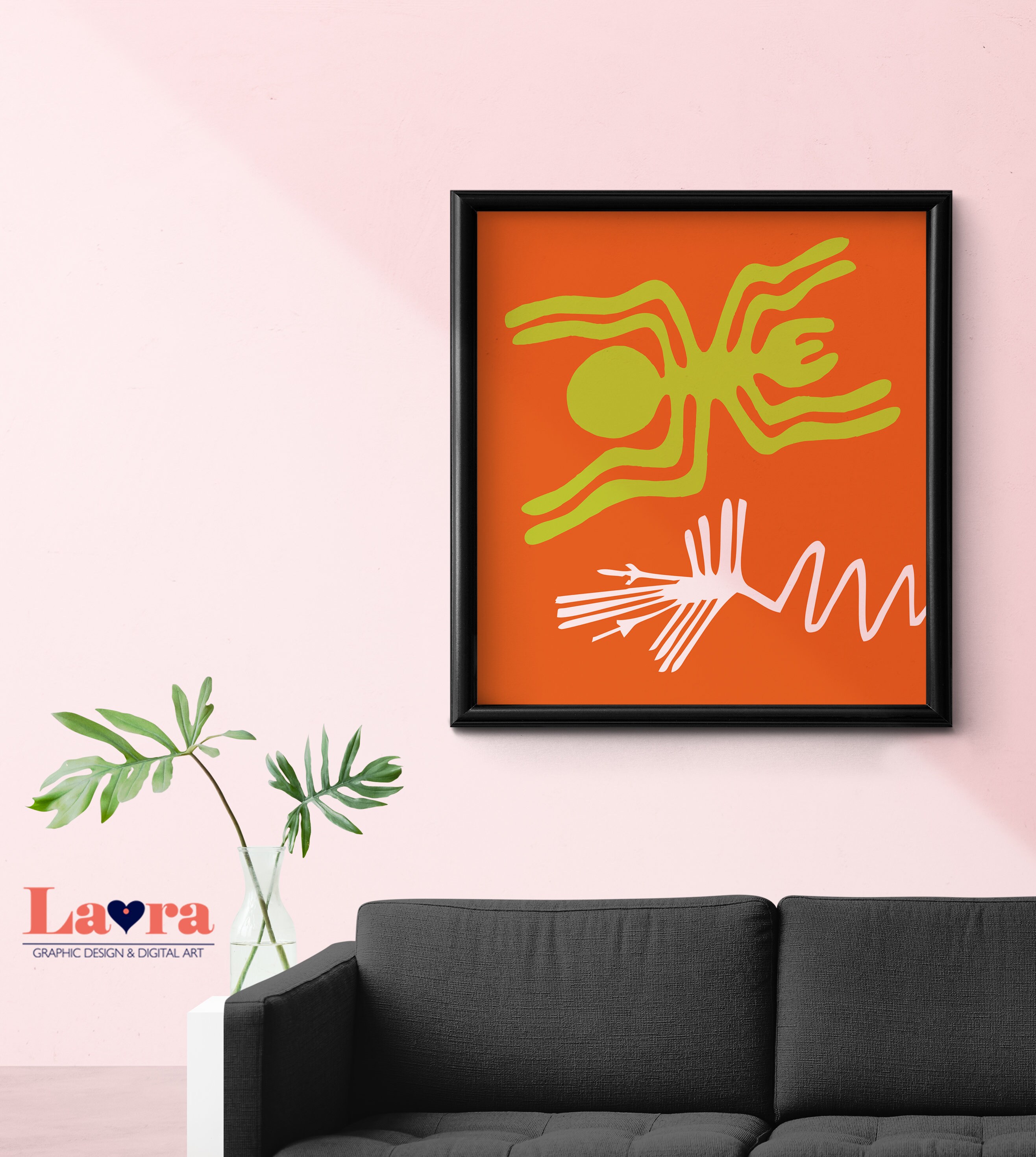 Nazca Lines-set 4, Peruvian Nazca Art, Wall Art Nazca Lines, Nazca ...