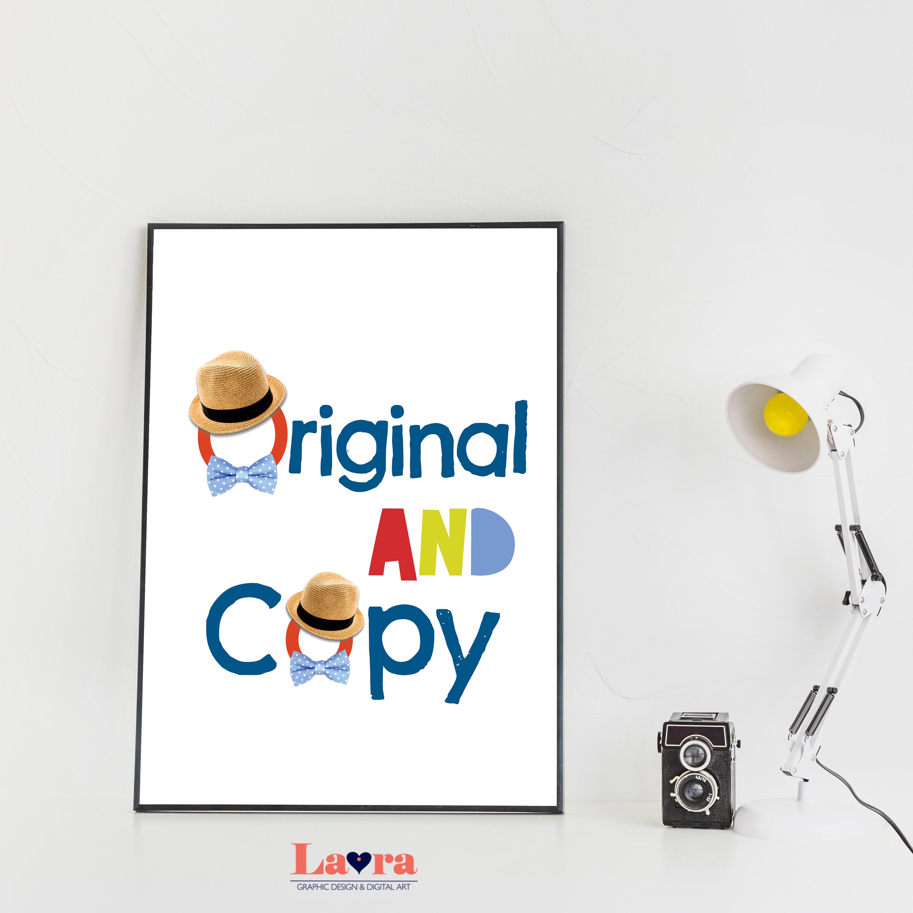Original and Copy Poster for Dad Daddy Original and Copy - Etsy