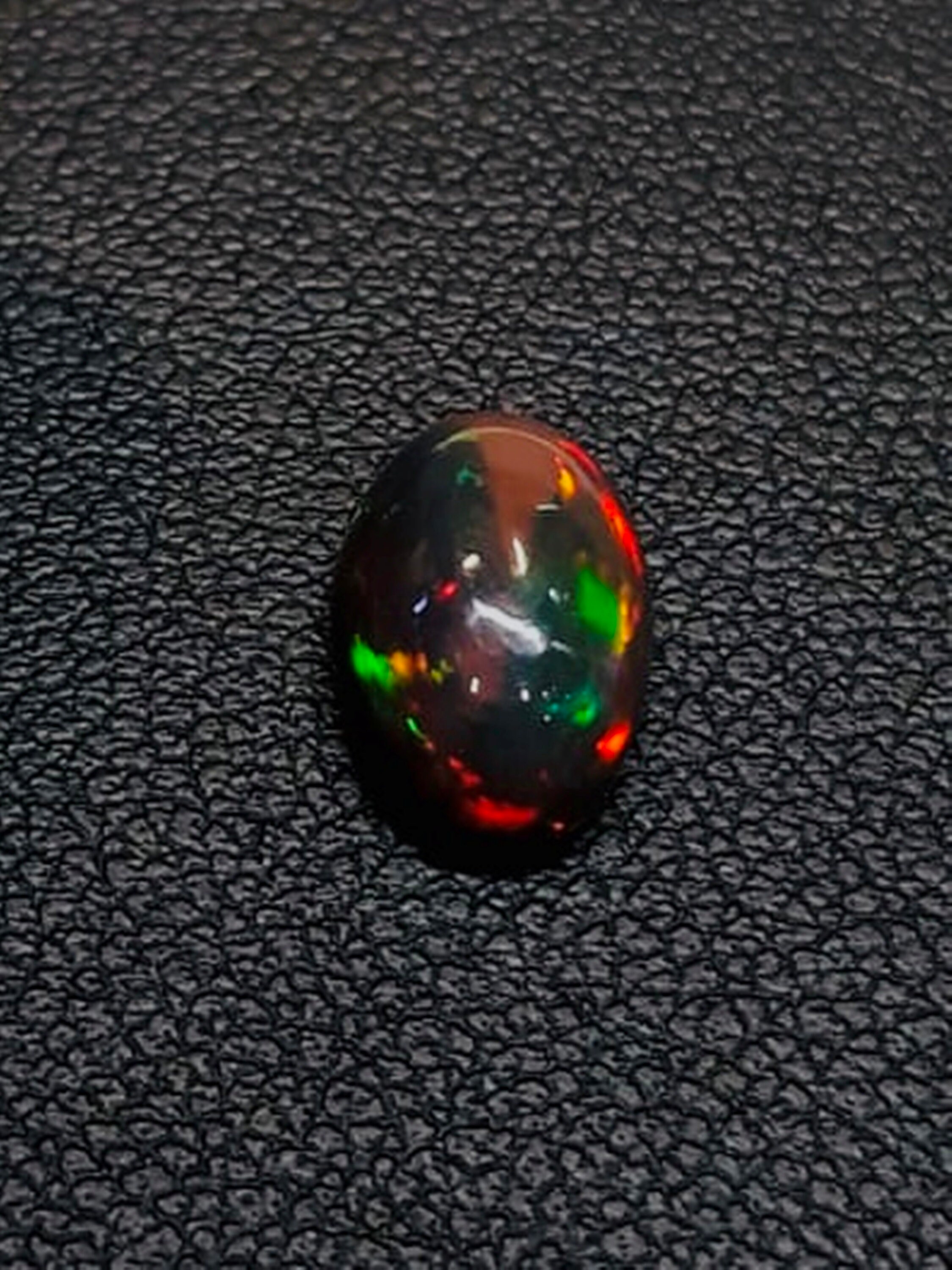 Superb Natural Black Welo Opal Multi Yellow Fire Eithiopian | Etsy