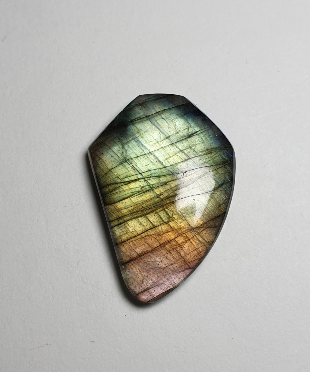 Spectrolite Red Gold Multi Color Labradorite Cabochon Size 27X19X5 Mm ...