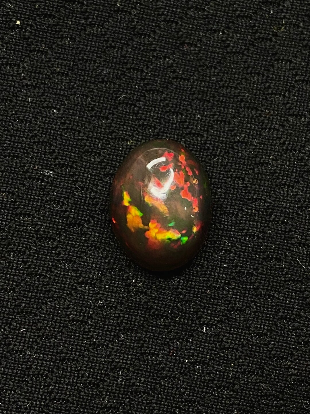 3.68 Cts Natürlicher Schwarzer Opal Welo Multi Regenbogen Feuer ...