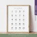 Alphabet Poster, Handwriting Chart, ABC Print, Educational Art, Kids ...