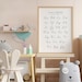 Cursive Alphabet Poster, Handwriting Chart, ABC Print, Educational Art ...