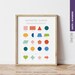 Shapes Print, Geometric Shapes Poster, Montessori Poster, Educational ...