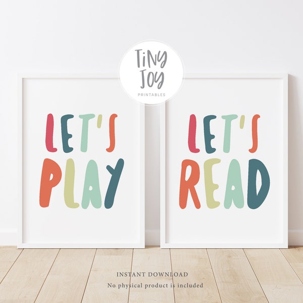 Lets Read Sign - Etsy