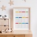 Multiplication Chart, Education Print, Homeschool Decor, Play Room and ...