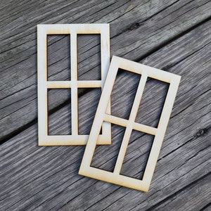 Dollhouse Miniature Windows DIY -dollhouse Miniatures, Fairy Garden ...