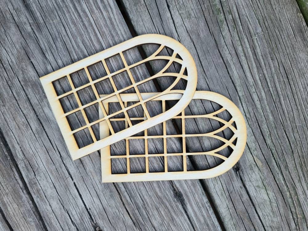 Dollhouse Miniature Trellis/windows DIY -dollhouse Miniatures, Fairy ...