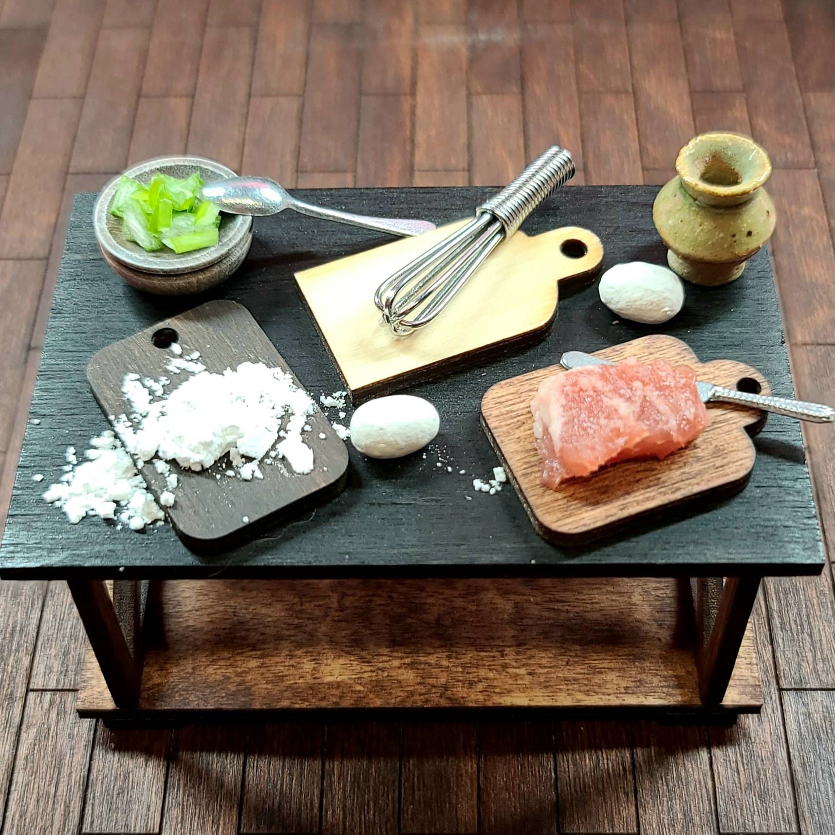 Miniature Cutting Board Set 3pc 1:12 Scale Kitchen - Etsy