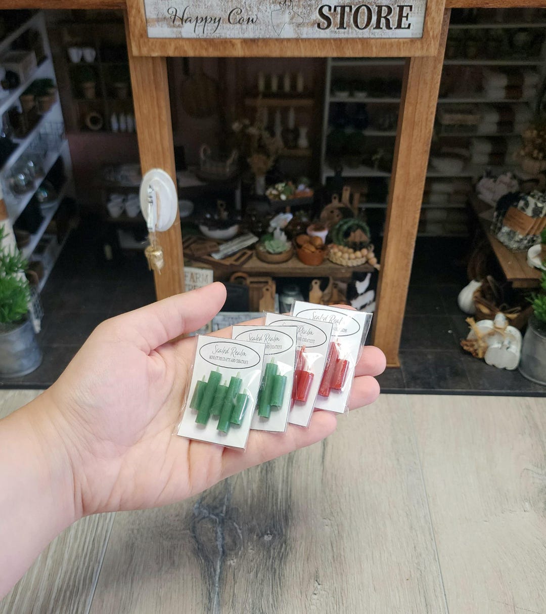 Dollhouse Miniature Candle Set (5pc) - 1/12, Decoration, Decor, Fairy ...
