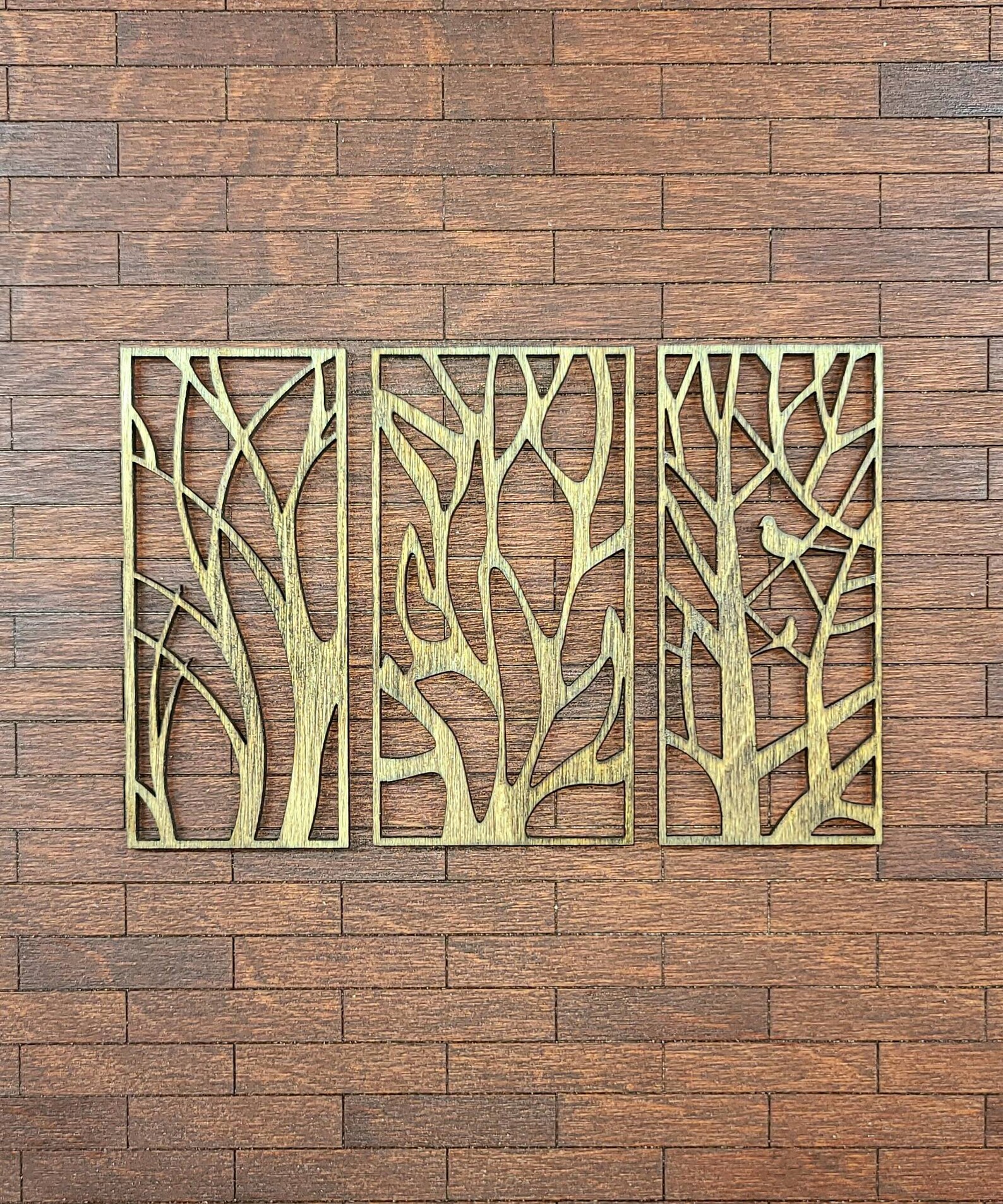 Miniature Tree Wall Art - Miniature Decorations, Dollhouses, Miniatures ...