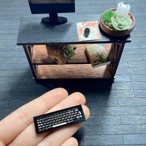 Dollhouse Miniature Computer Monitor - 1:12, Doll Furniture, Fairy ...