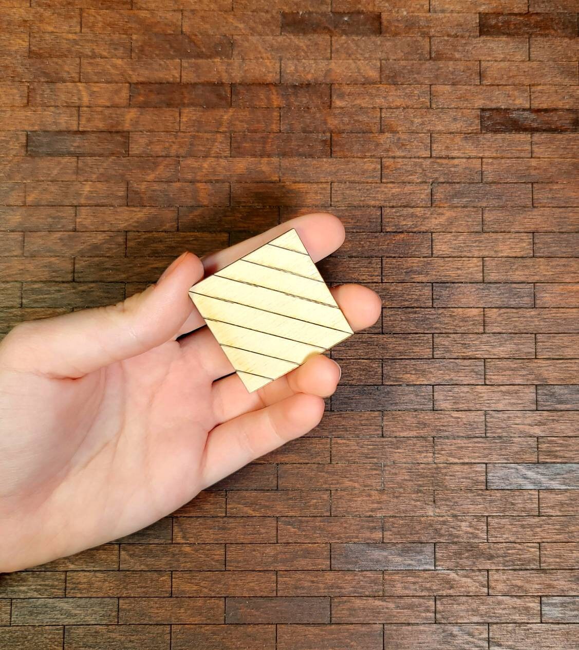 Miniature DIY Wooden Flooring Tiles - (1:12 Scale), Crafts, Wood ...