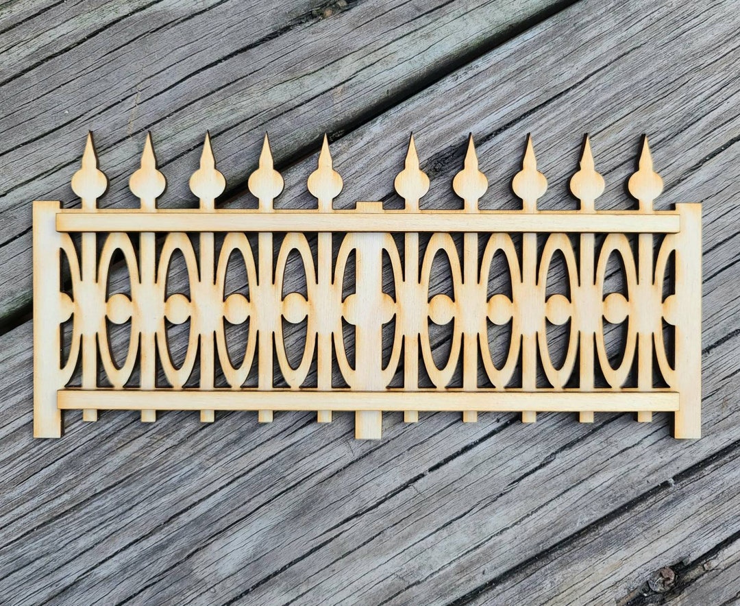Dollhouse Miniature Fences Set DIY -dollhouse Miniatures, Fairy Garden ...