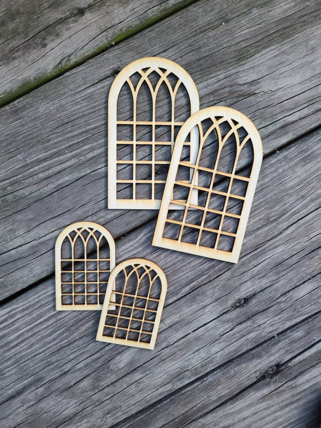 Dollhouse Miniature Trellis/windows DIY -dollhouse Miniatures, Fairy ...