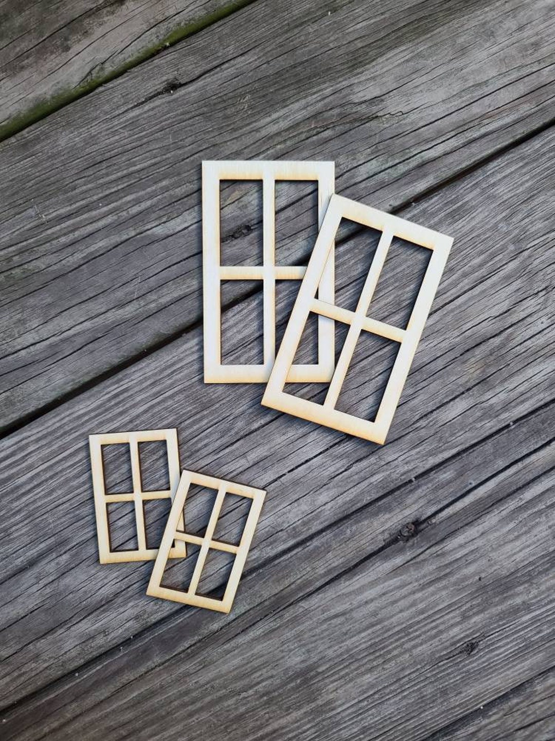 Dollhouse Miniature Windows DIY -dollhouse Miniatures, Fairy Garden ...