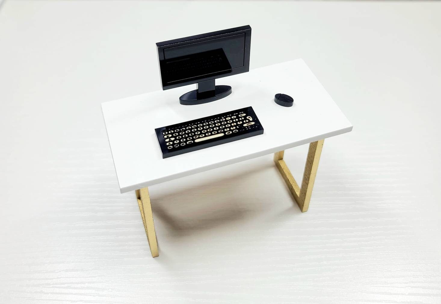 Dollhouse Miniature Computer Monitor 1:12 Doll Furniture - Etsy