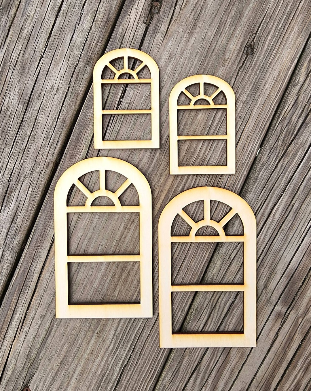 Dollhouse Miniature Windows DIY -dollhouse Miniatures, Fairy Garden ...