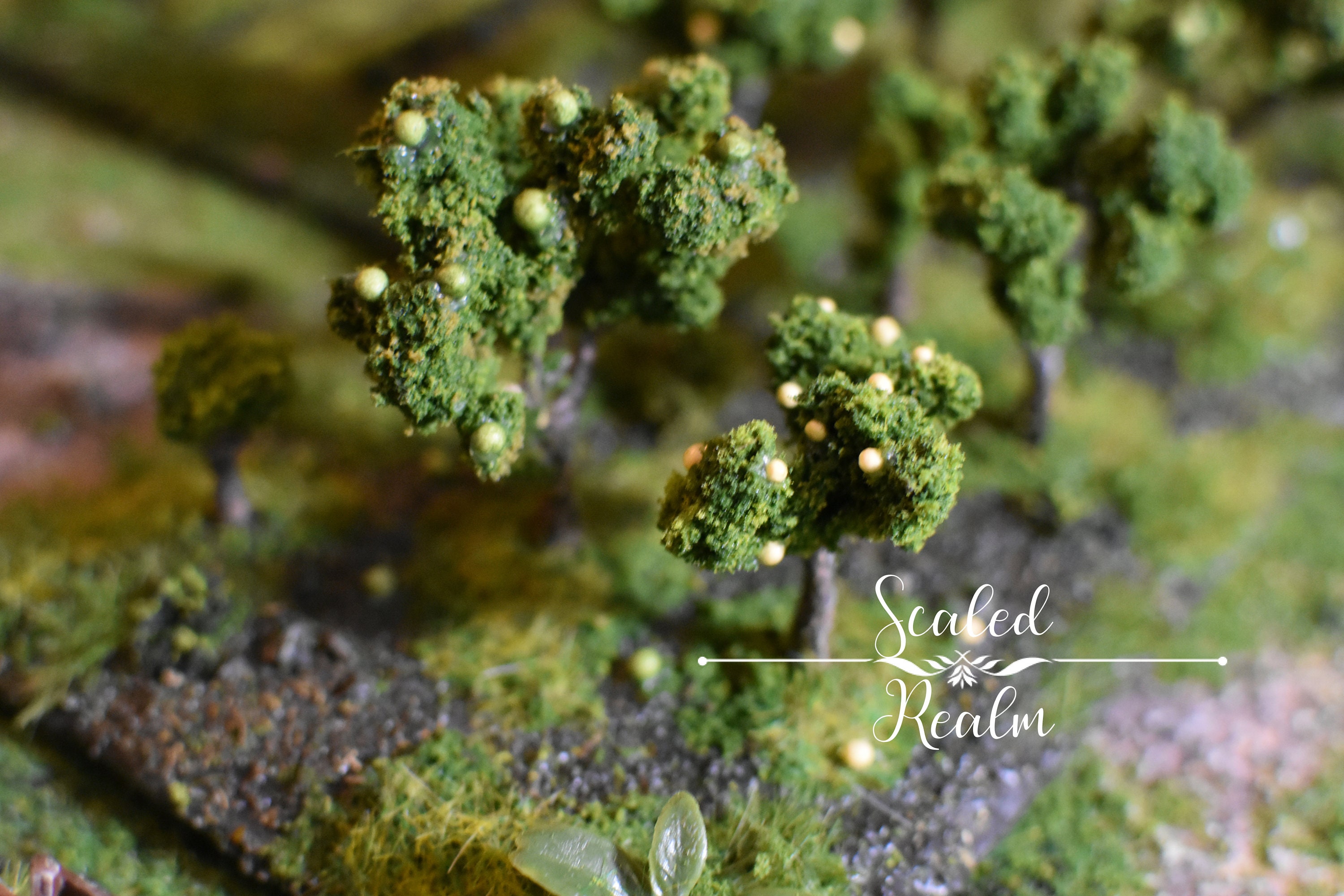 Forest Green Turf Foliage - Diorama Miniature, Tree Powder, Sponge, Dnd ...