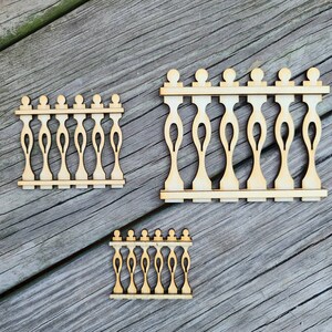 Dollhouse Miniature Fences Set DIY -dollhouse Miniatures, Fairy Garden ...