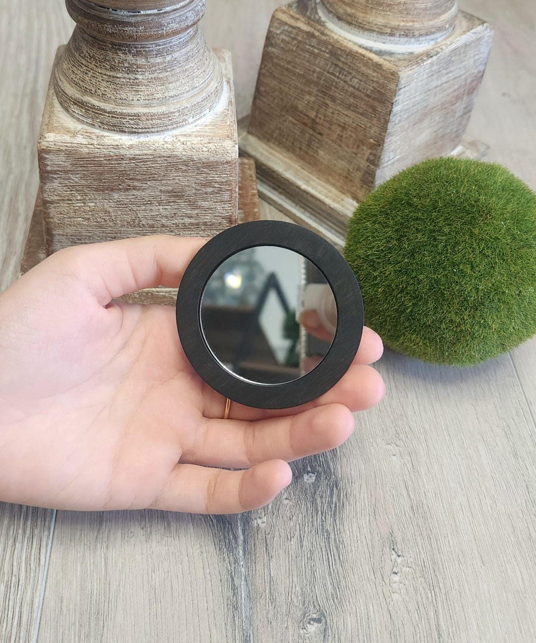Miniature Mirror (1:12) (1pc) - Dollhouse Miniatures, Fairy Garden ...