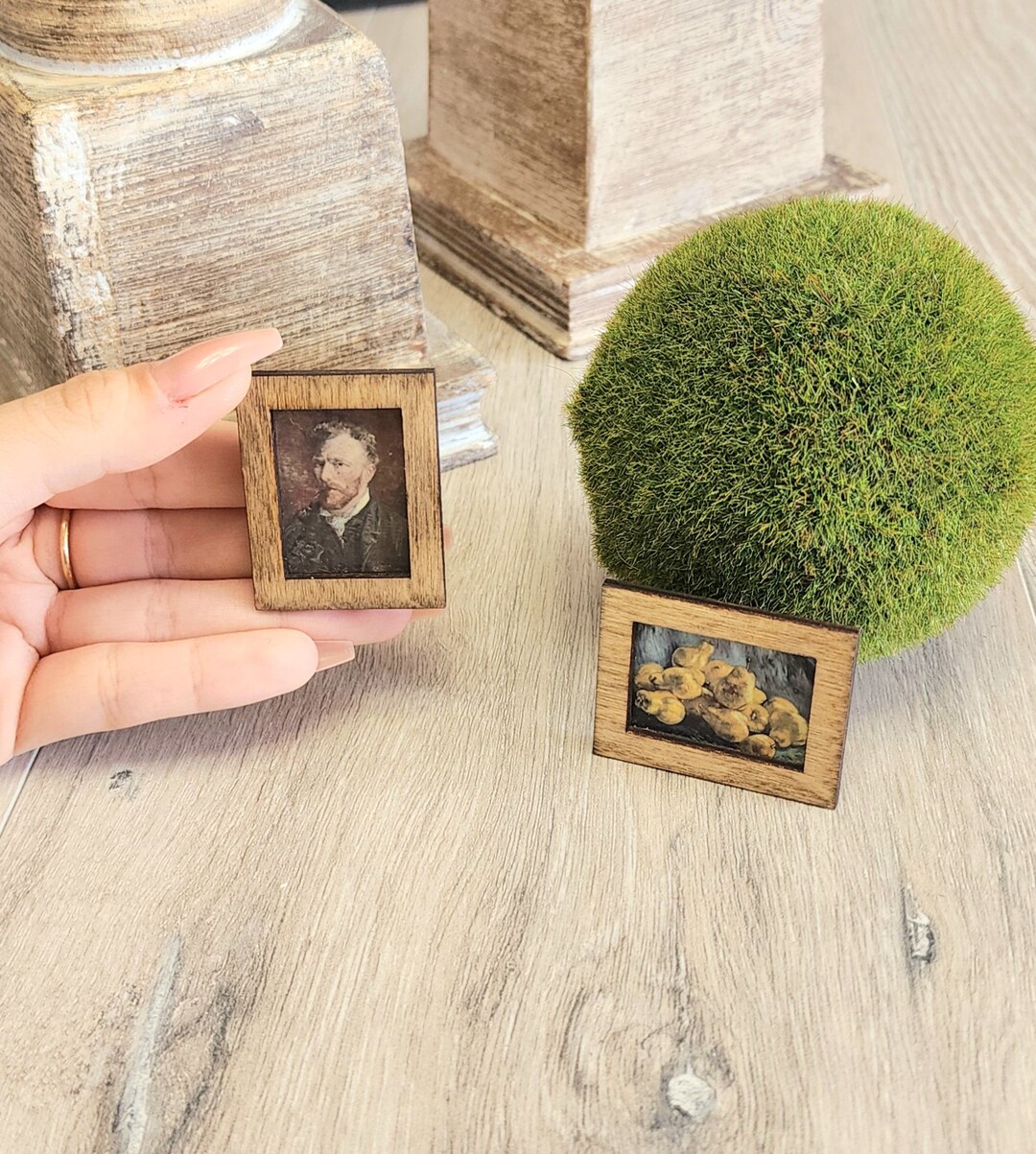 Miniature Van Gogh Wall Decor (1pc) - Decorations, Dollhouses, 1:12 ...