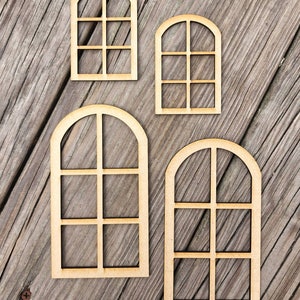 Dollhouse Miniature Windows DIY -dollhouse Miniatures, Fairy Garden ...