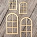 Dollhouse Miniature DIY Wooden Windows Shutters 1:12 Scale, Dollhouse ...