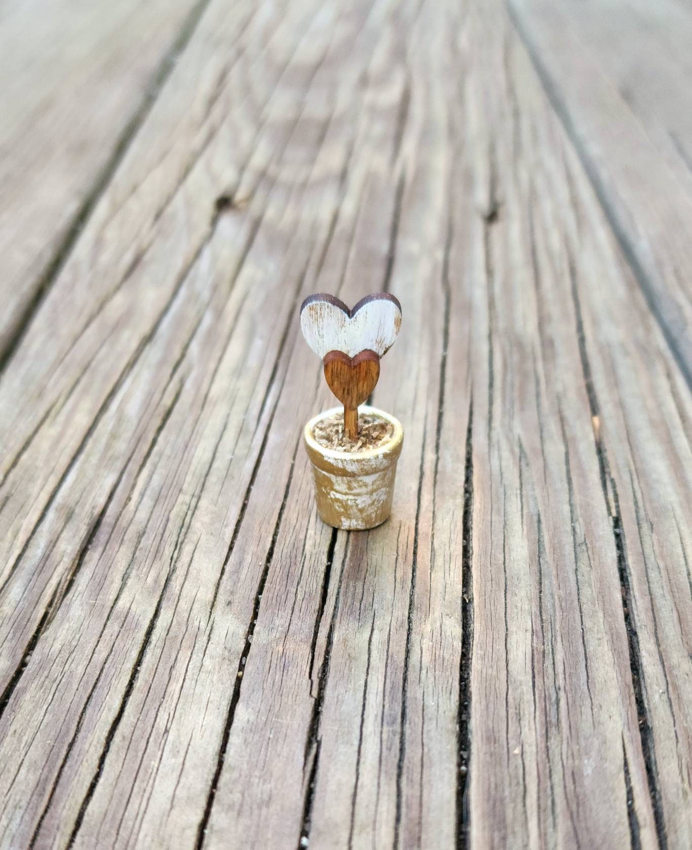 1 12 Miniature Valentines Day Heart Decor 1pc Dollhouse Etsy