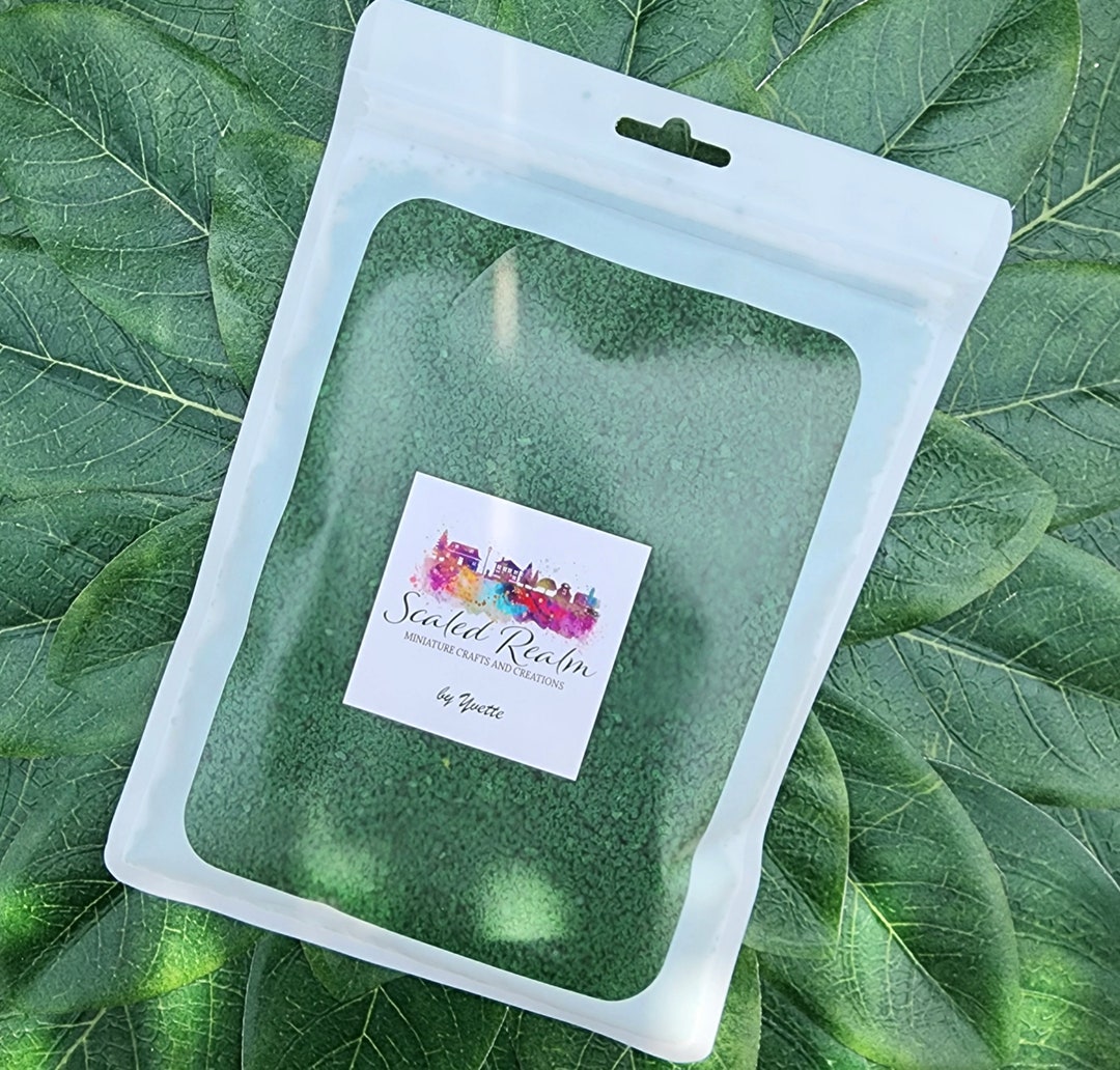 Forest Green Turf Foliage - Diorama Miniature, Tree Powder, Sponge, Dnd ...