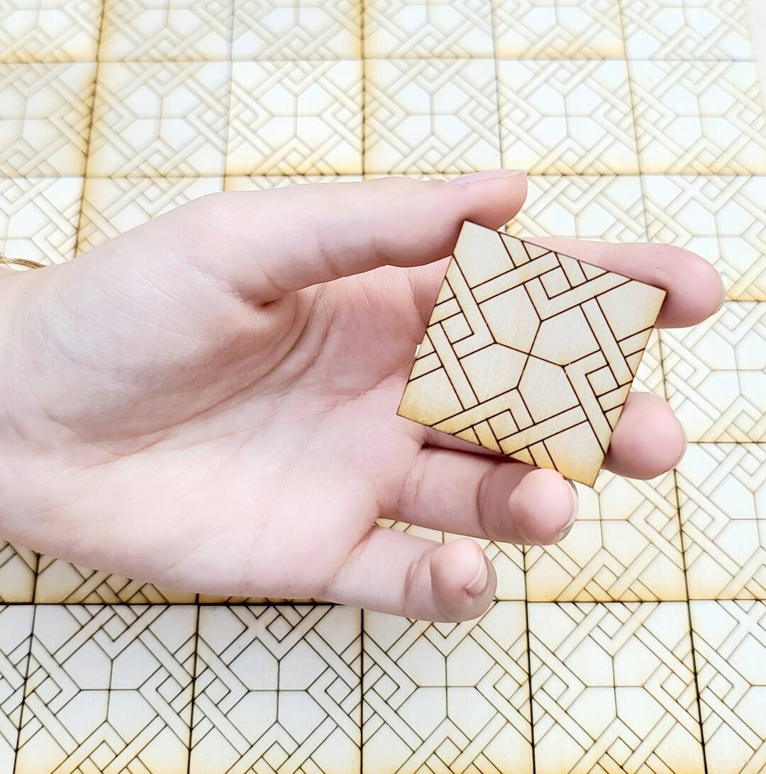 Miniature DIY Wooden Flooring Tiles - (1:12 Scale), Dollhouse ...