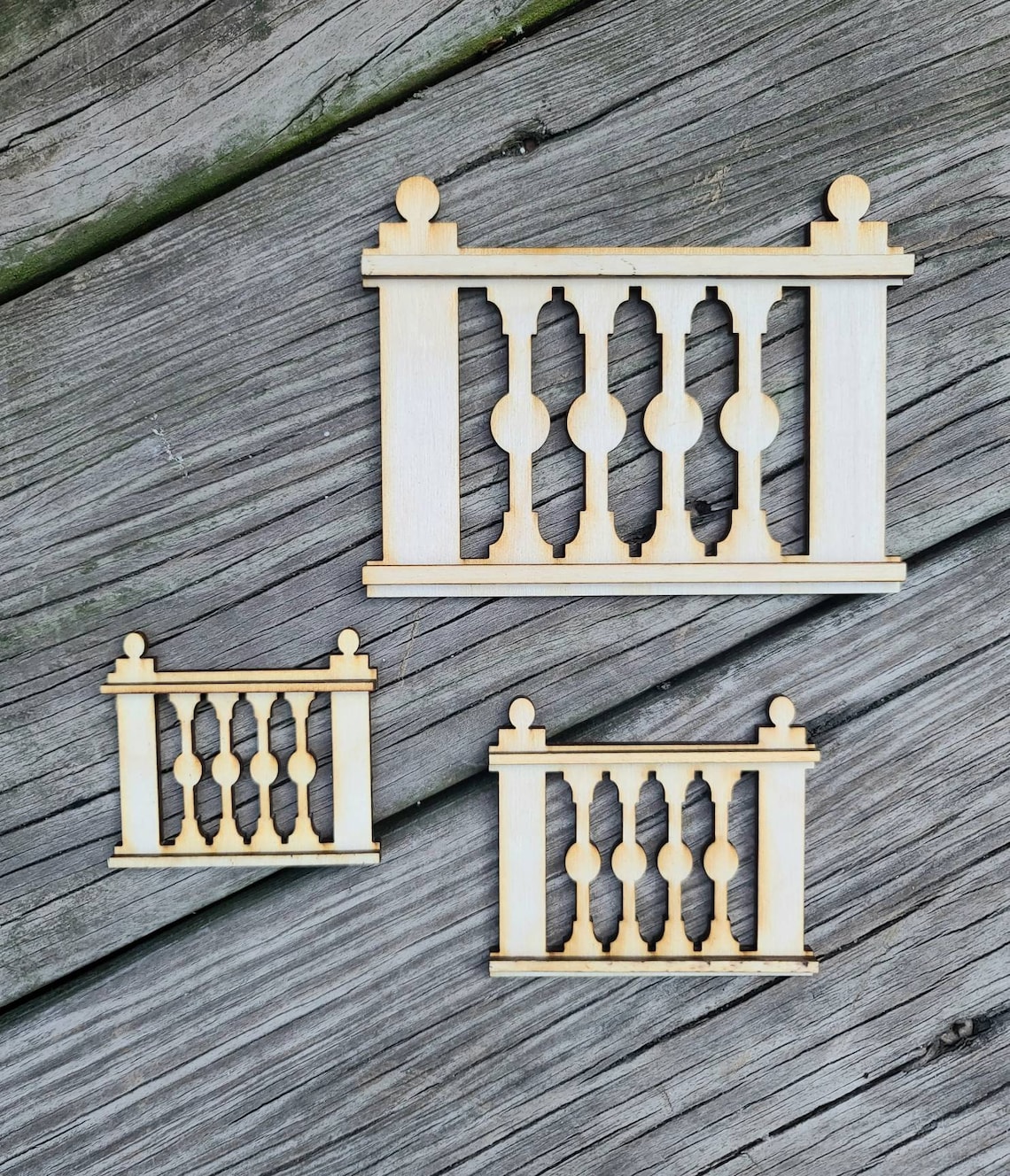 Dollhouse Miniature Fences Set DIY -dollhouse Miniatures, Fairy Garden ...