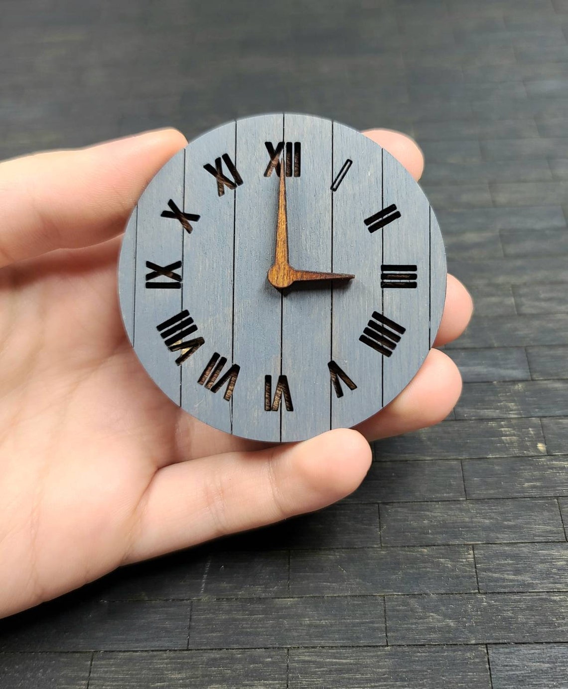 Miniature Dollhouse Wall Clock Miniature Decorations - Etsy