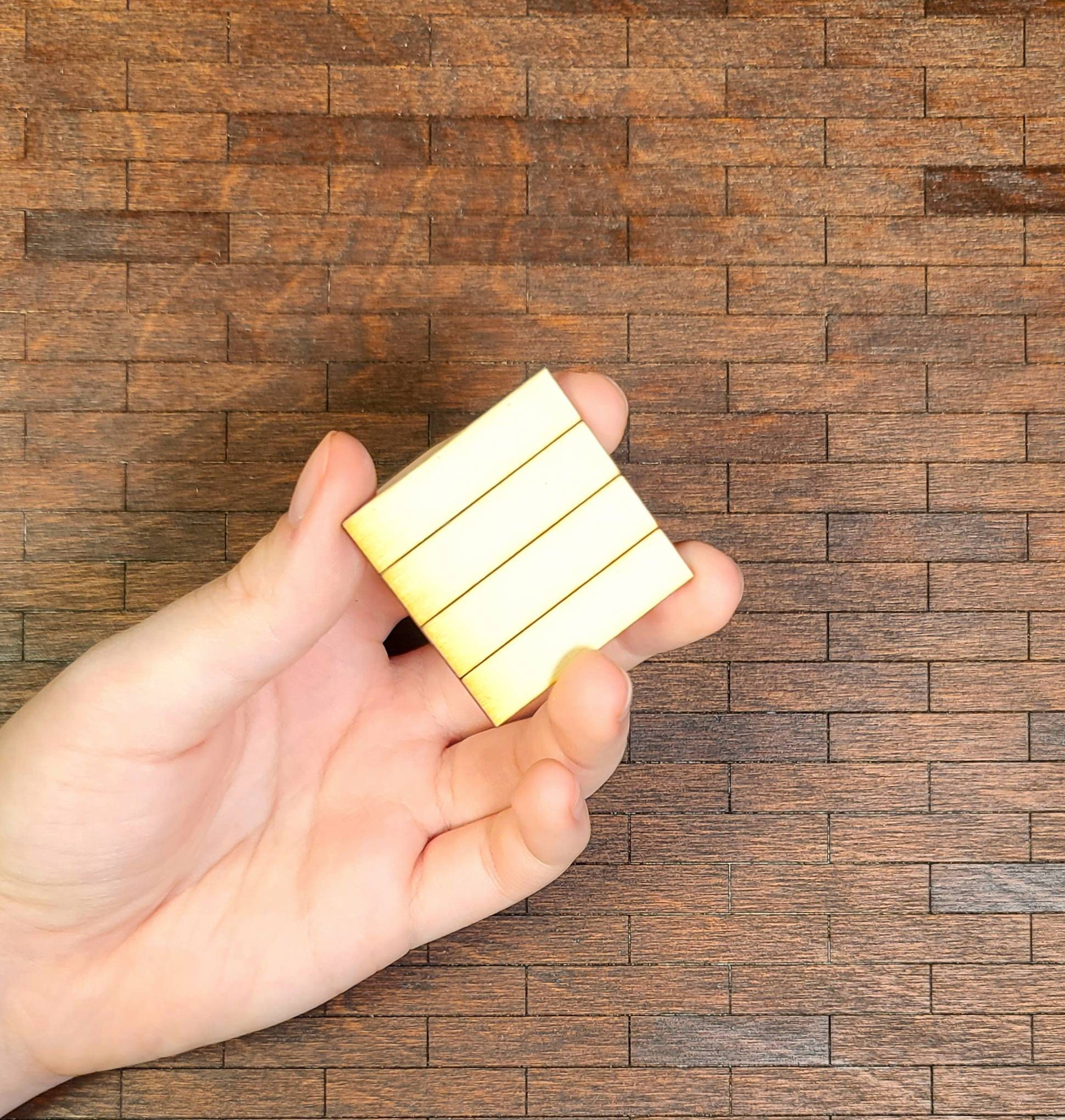 Miniature DIY Wooden Flooring Tiles - Dollhouse Miniatures, Mini ...