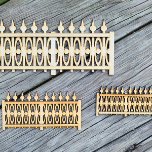Dollhouse Miniature Fences Set DIY -dollhouse Miniatures, Fairy Garden ...