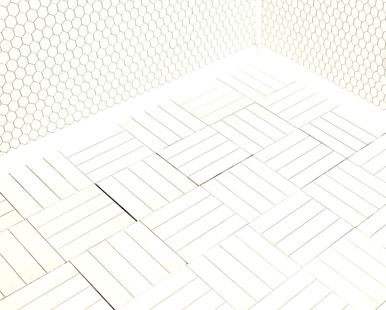 Miniature DIY Wooden Flooring Tiles - Dollhouse Miniatures, Mini ...